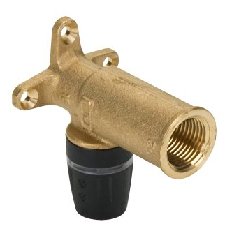 TECElogo draadkoppeling, messing, steek x buitendraad - PVCvoordeel