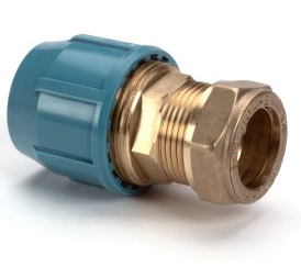 PE schroefbus | Koppeling koper naar tyleen | PVC Voordeel